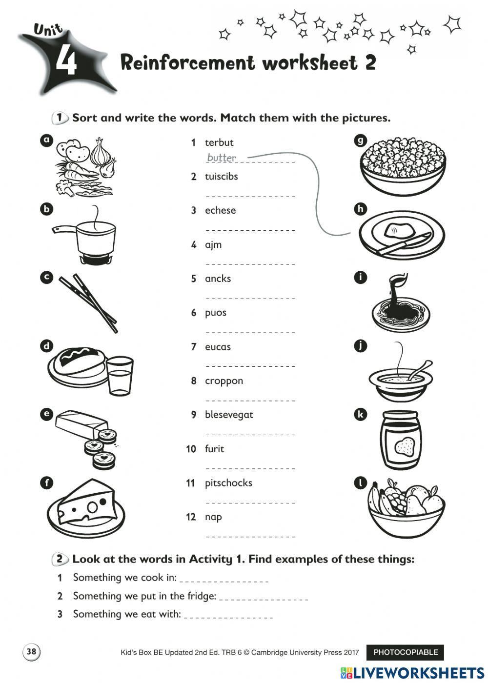 Reinforcement worksheet 2 6882498 | arueda | Live