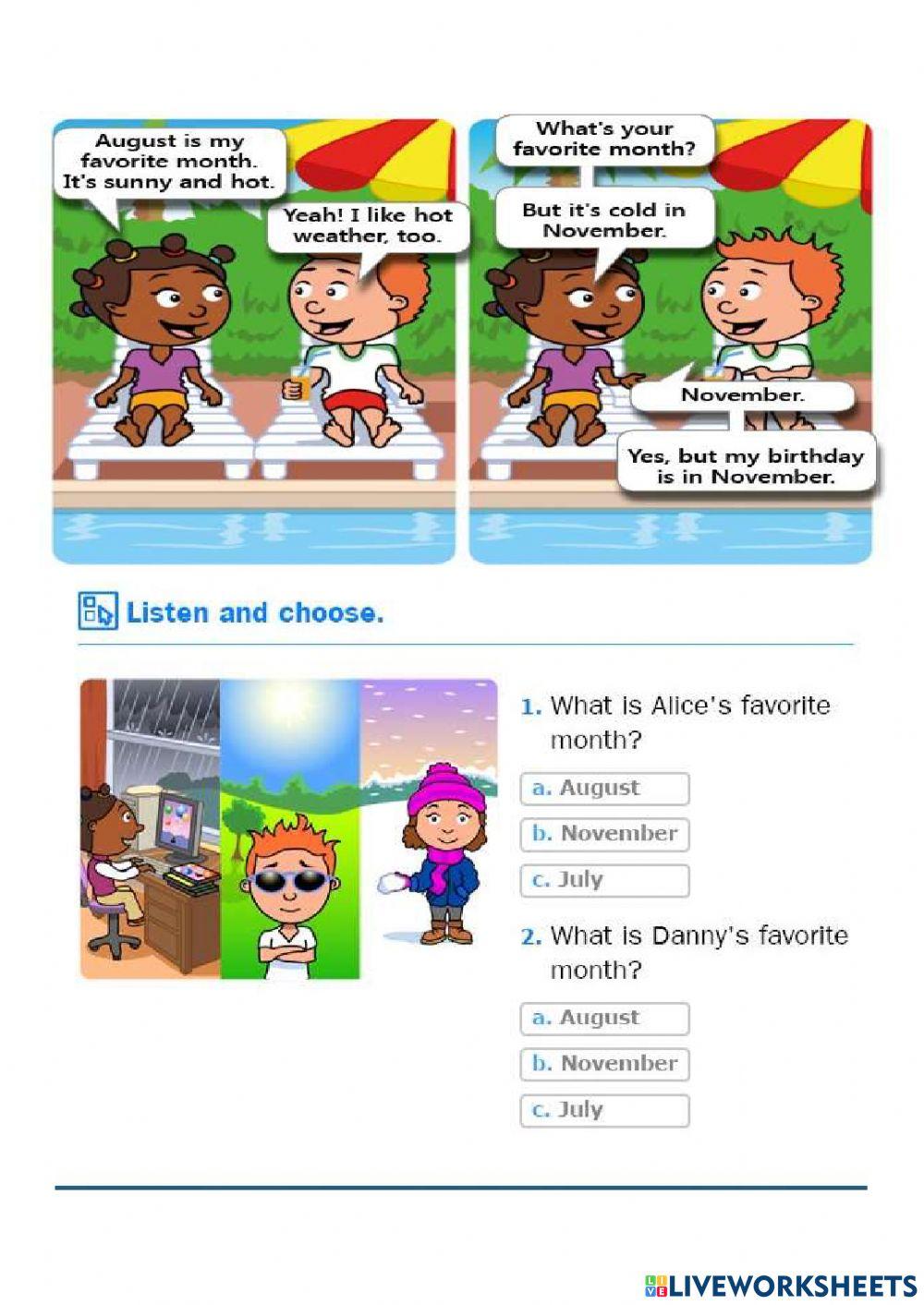 Elt skills- wea… | Free Interactive Worksheets | 2064511