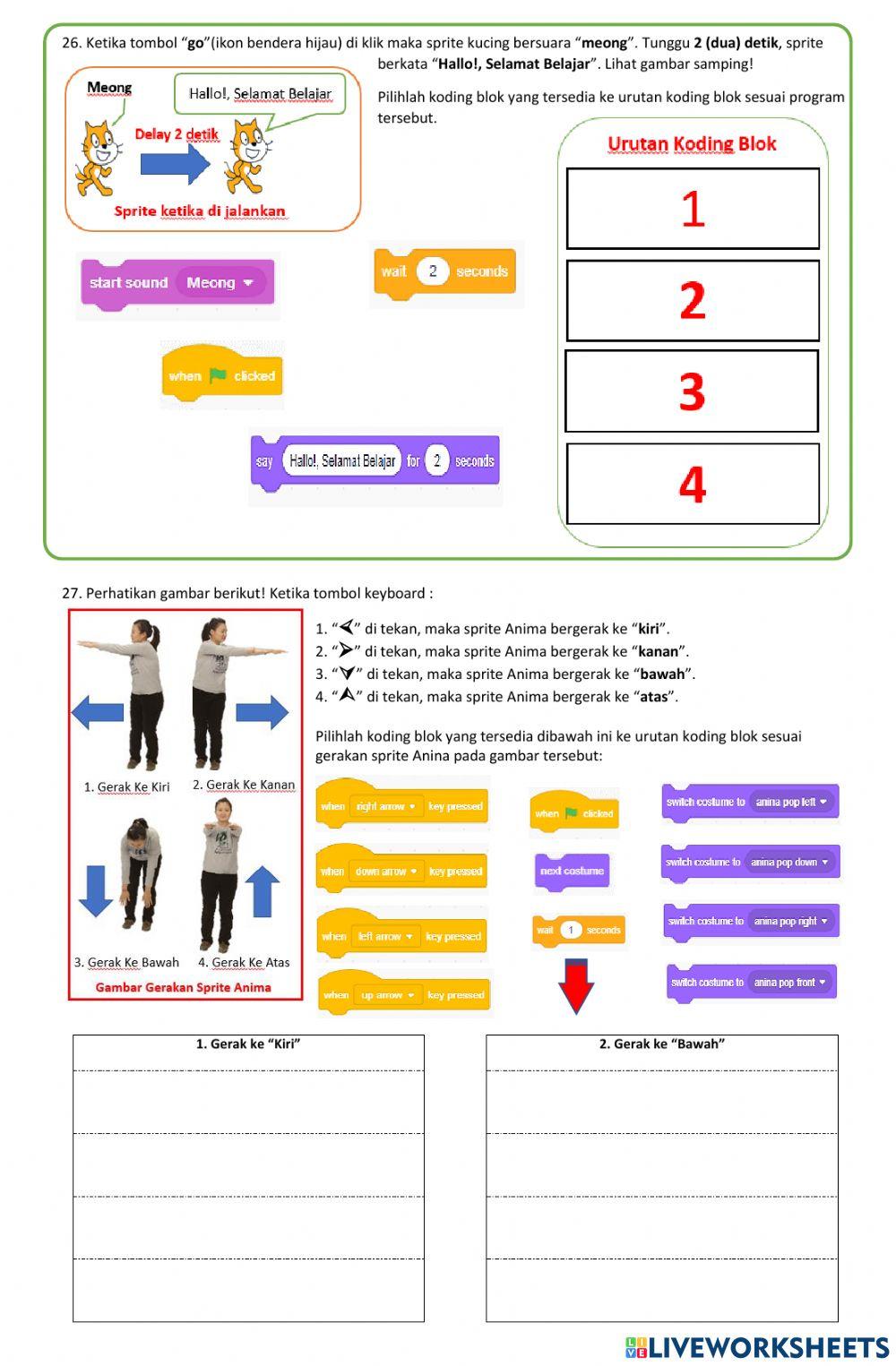 Informatika | LiveWorksheets | 2065816