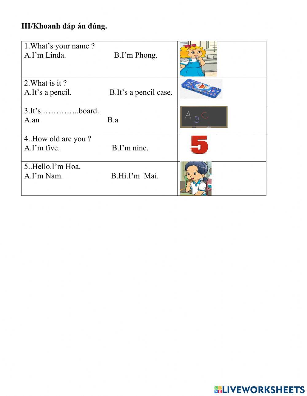 School things online exercise for Grade 2 | Live Worksheets