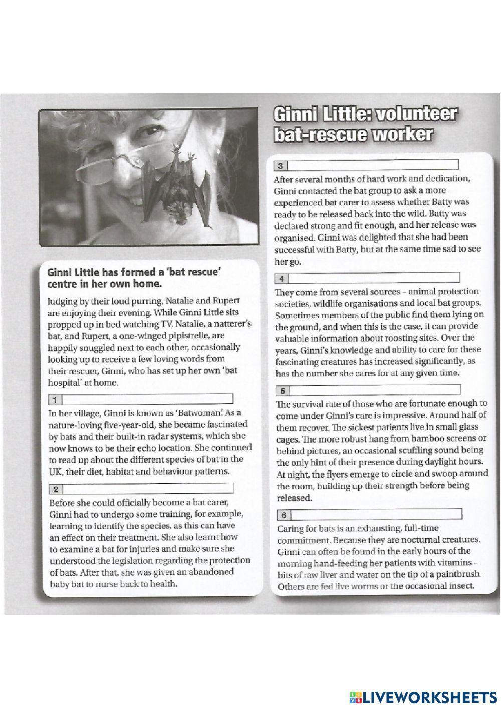 CAE text gaps worksheet | Live Worksheets