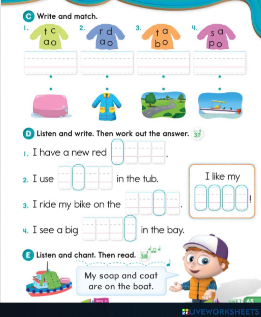 English online exercise for 1 | Live Worksheets