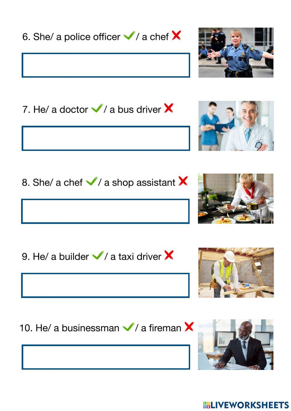 2093959 | Professions | Kiki Whiteley | LiveWorksheets
