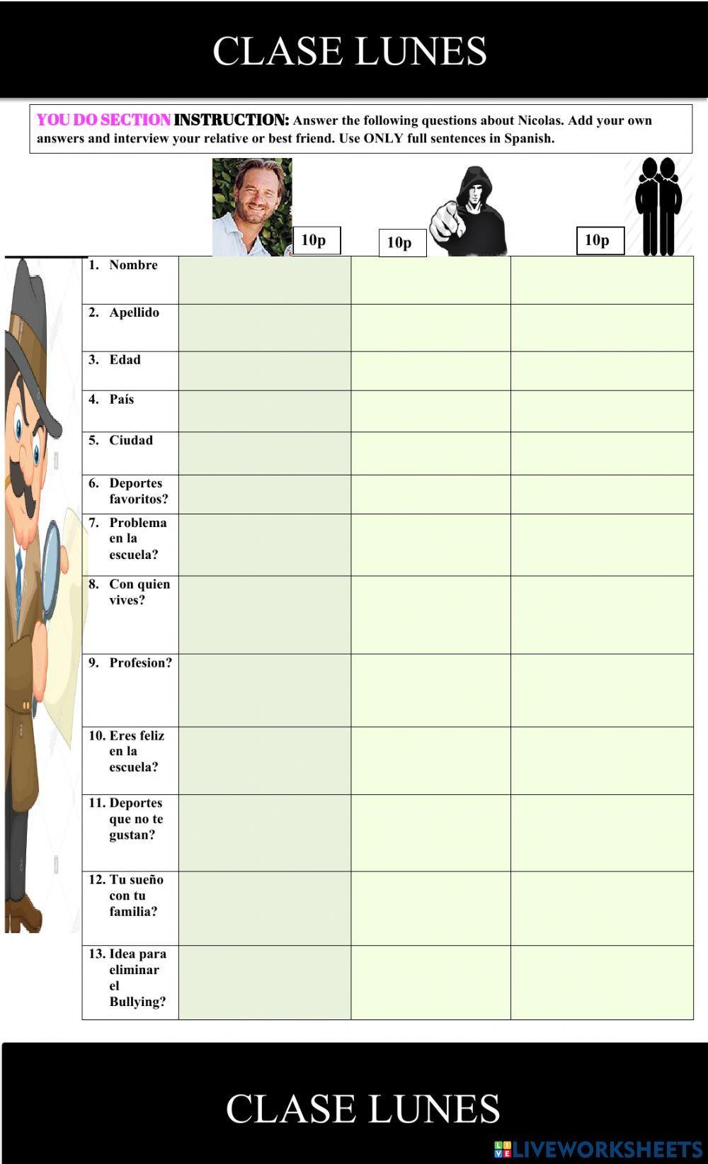 Motivation 2 Ni… | Free Interactive Worksheets | 7086079