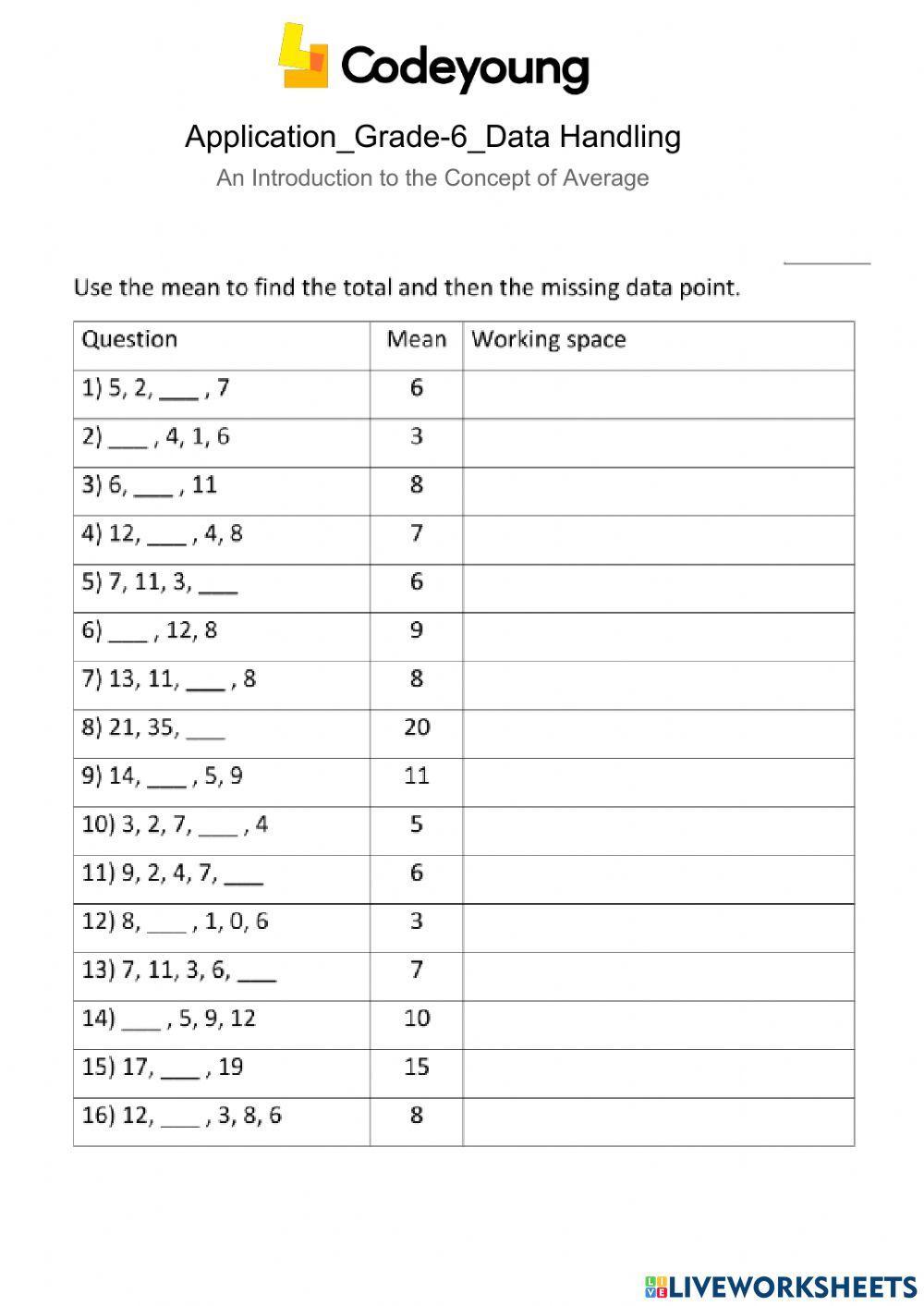 2095660 | An Introduction to the Concept of Average