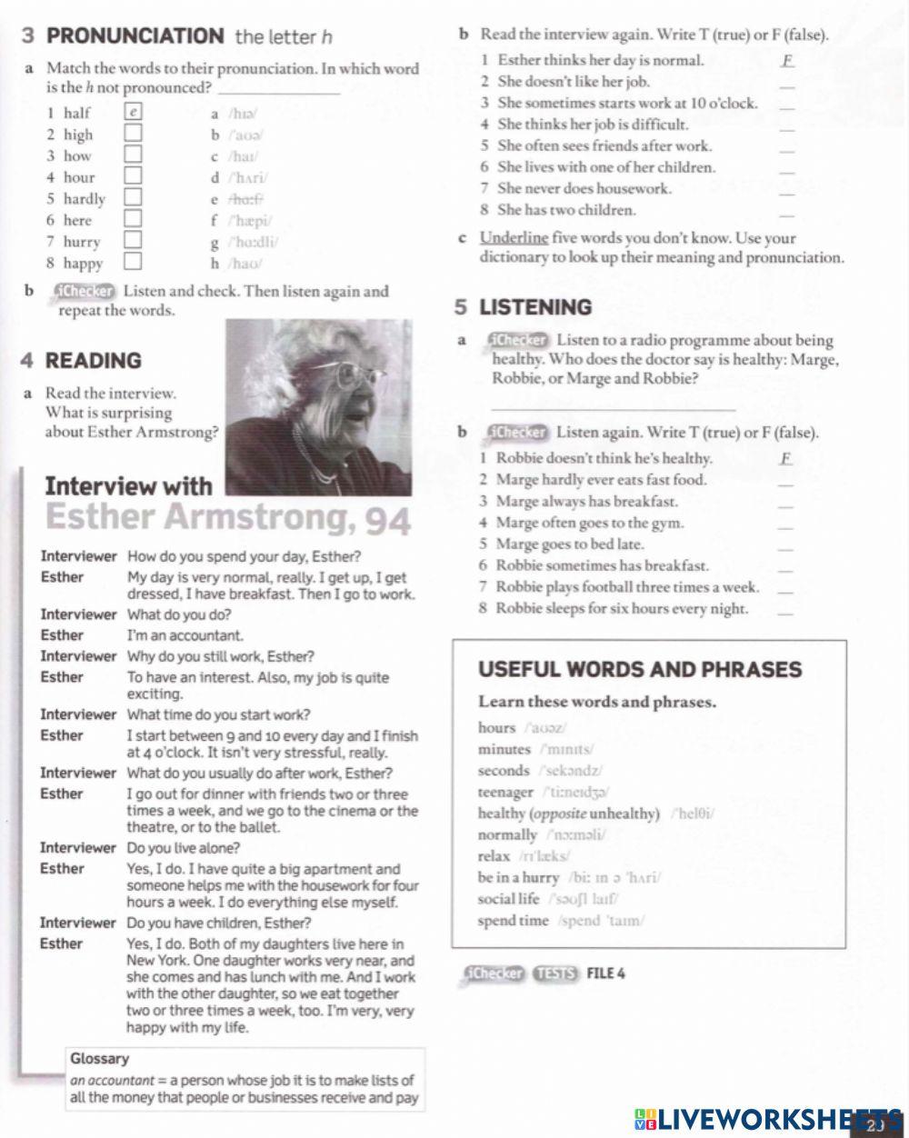 NEF elementary 4C interactive worksheet | Live Worksheets