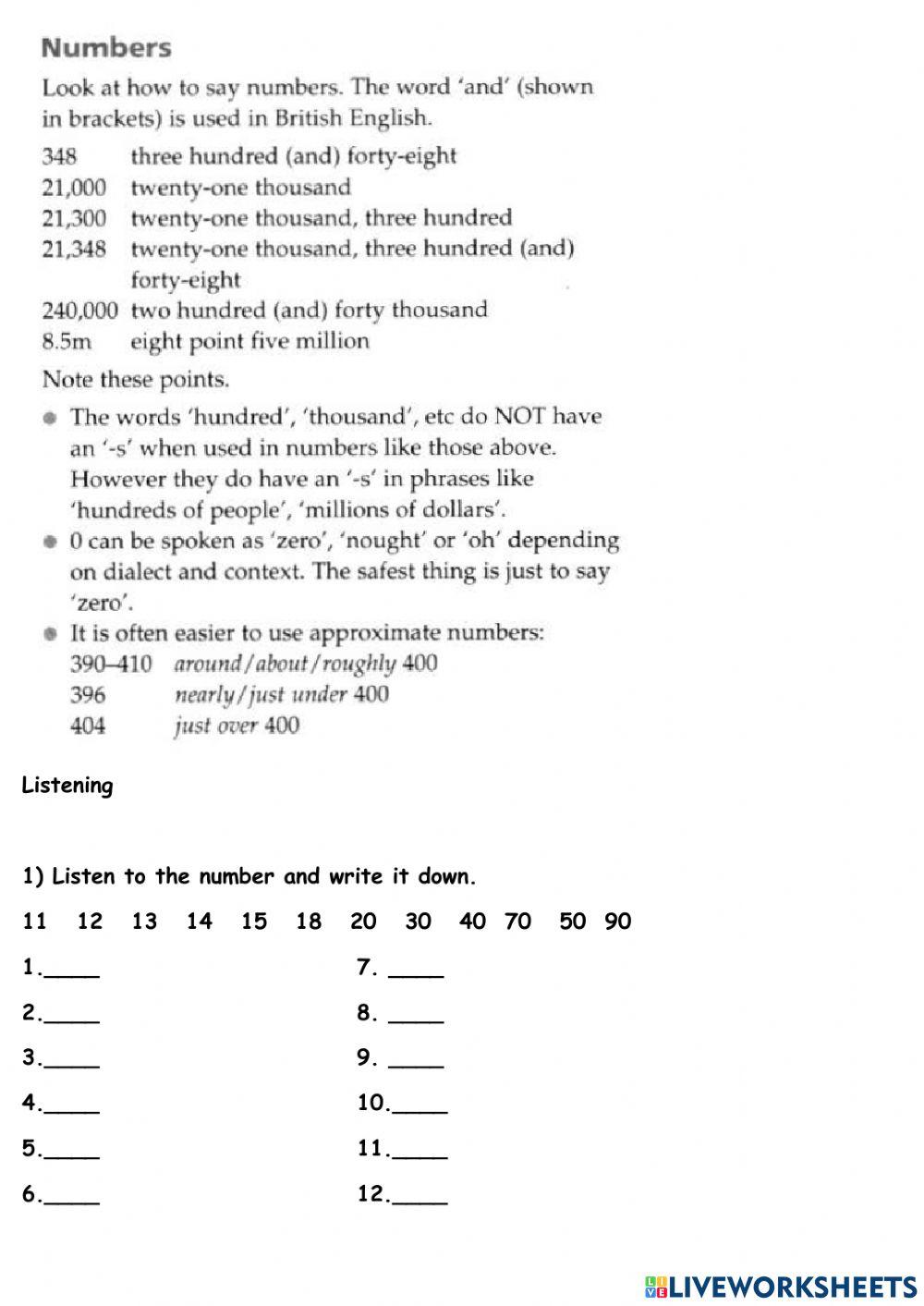 Different numbers in English 1732 | annetavalinova