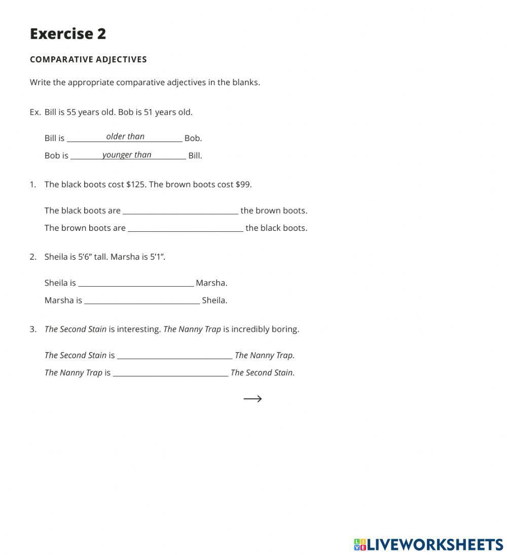 36-Equative-Comparative-and-Superlative-Adjectives-US-1 worksheet ...