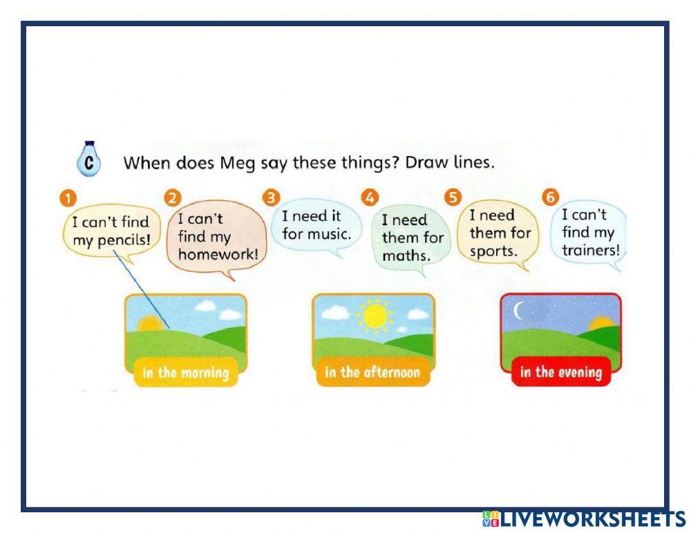 Reading: Meg 3 worksheet | Live Worksheets