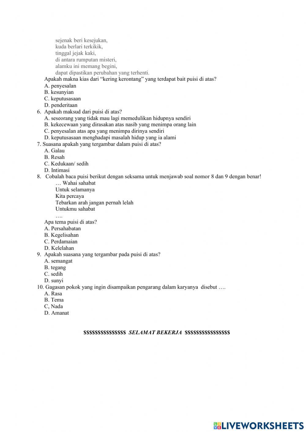 LKPD BInd 1 2392885 | wayan ngurah | Live Worksheets