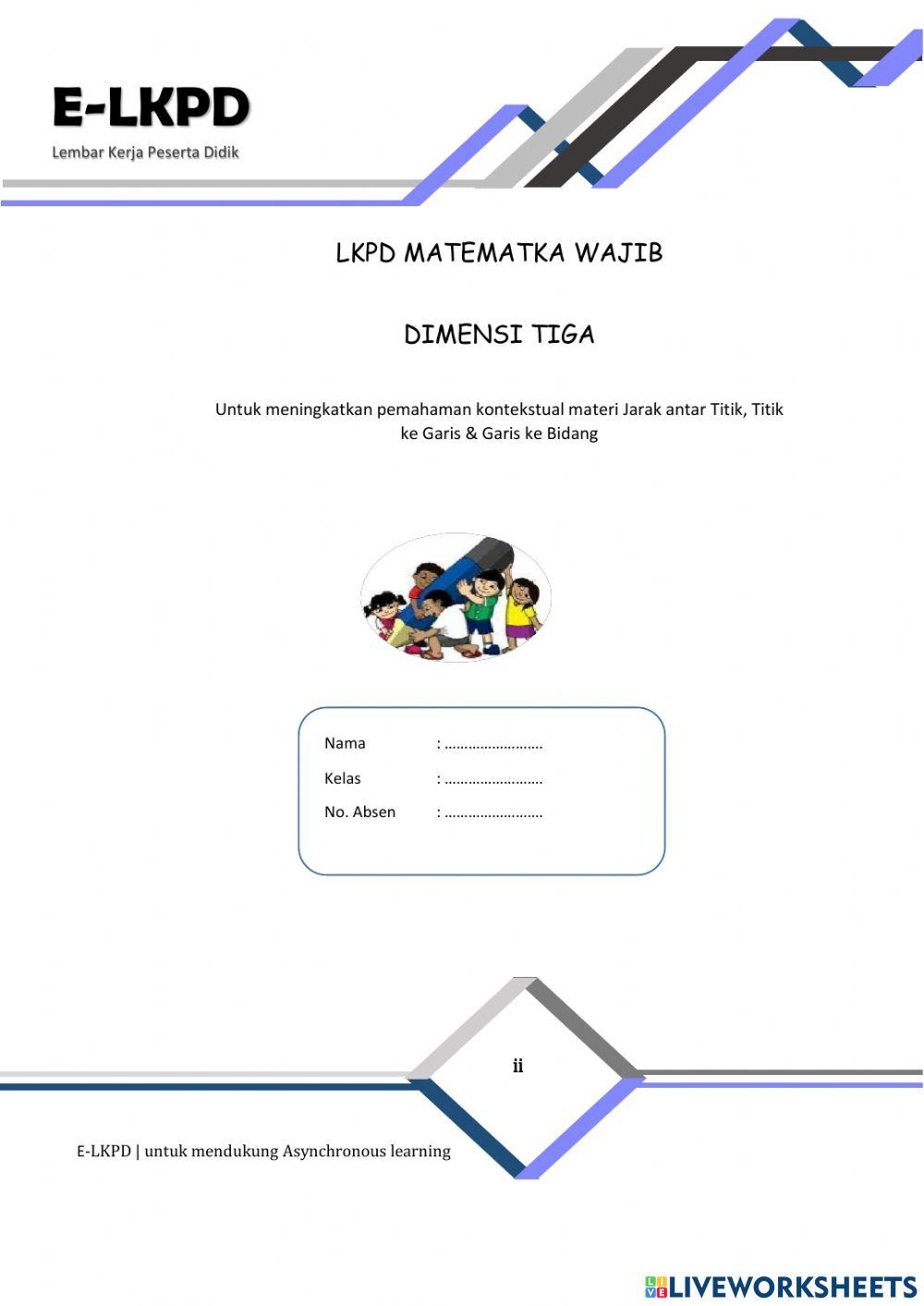 Dimensi tiga kelas ix smk PART 1 worksheet | Live Worksheets