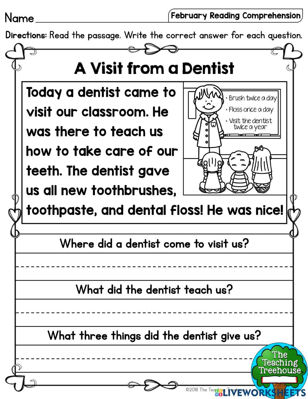 READING COMPREHENSION online exercise for | Live Worksheets