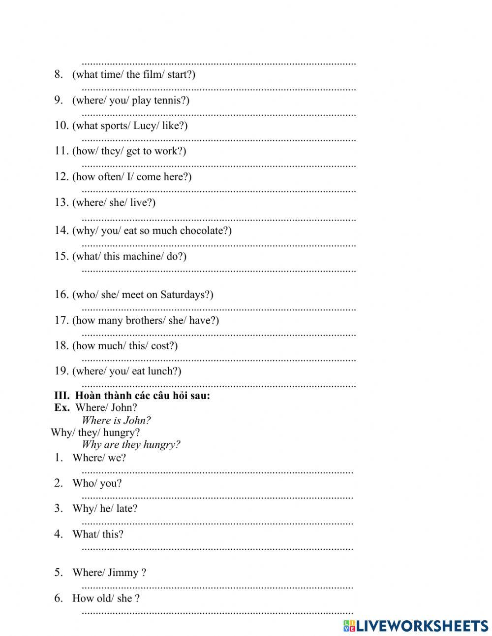 Present simple online exercise for 4 5 | Live Worksheets