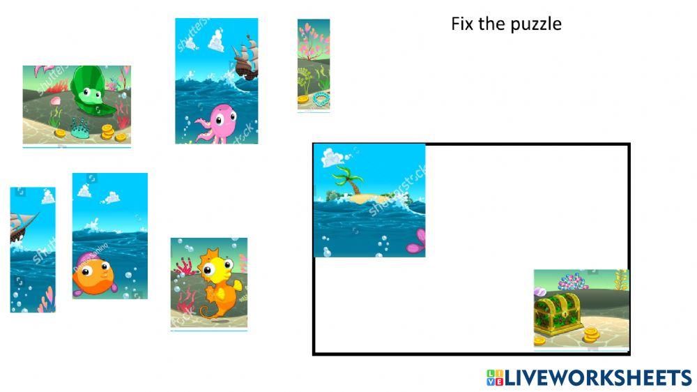 picture puzzle online exercise for | Live Worksheets