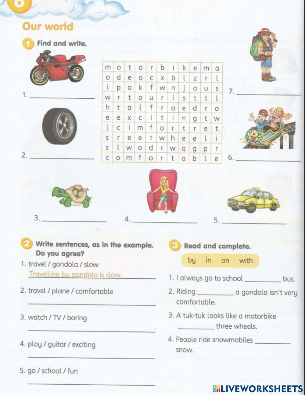 GSP 4 WB - Page 52 worksheet | Live Worksheets
