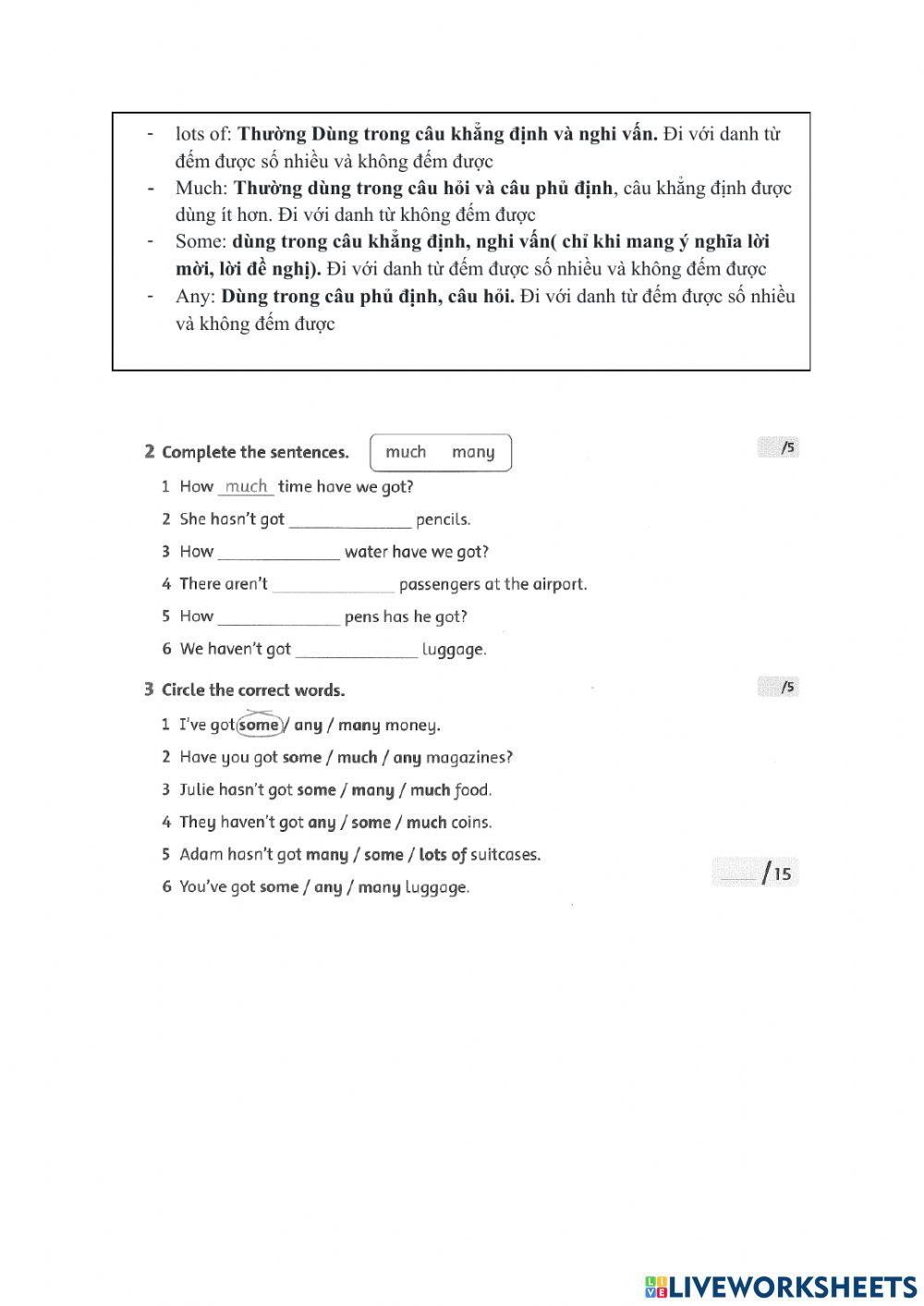 Review unit 9 p2 worksheet | Live Worksheets