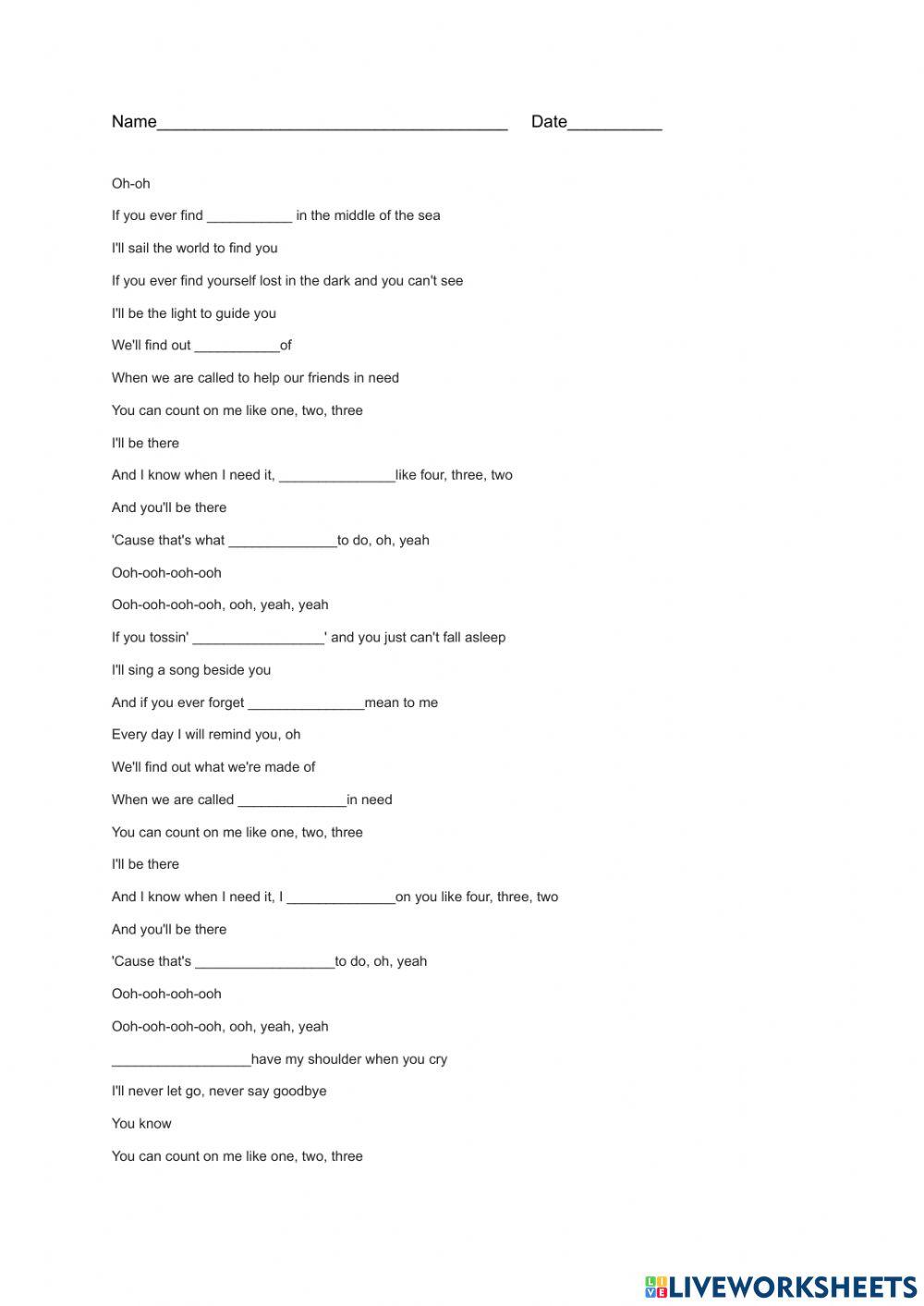 2100369 | Count on me – Bruno Mars | JaimeCastillo