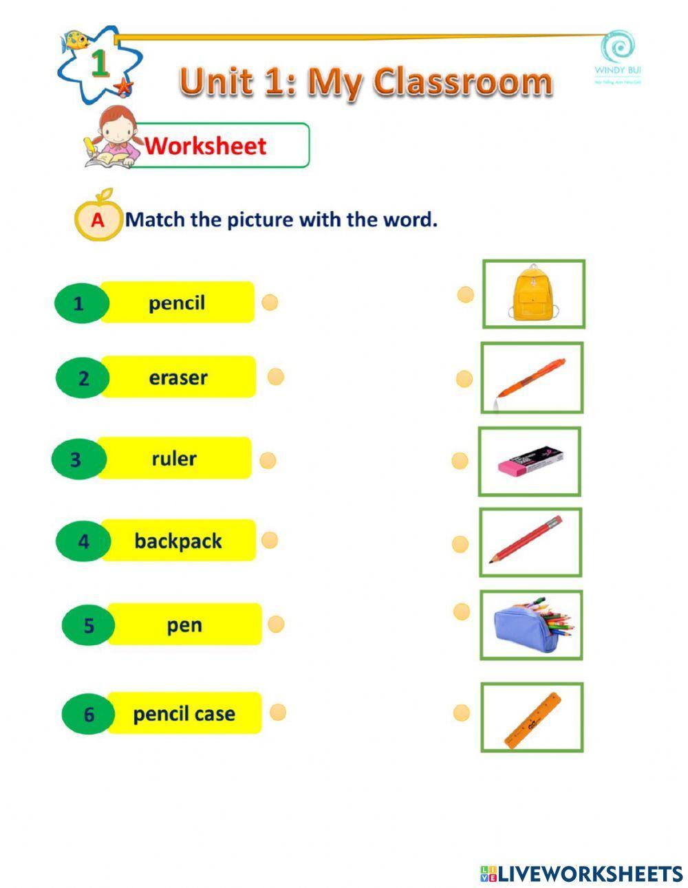 Unit 1 - WS 1 - Upkids 1 worksheet | Live Worksheets