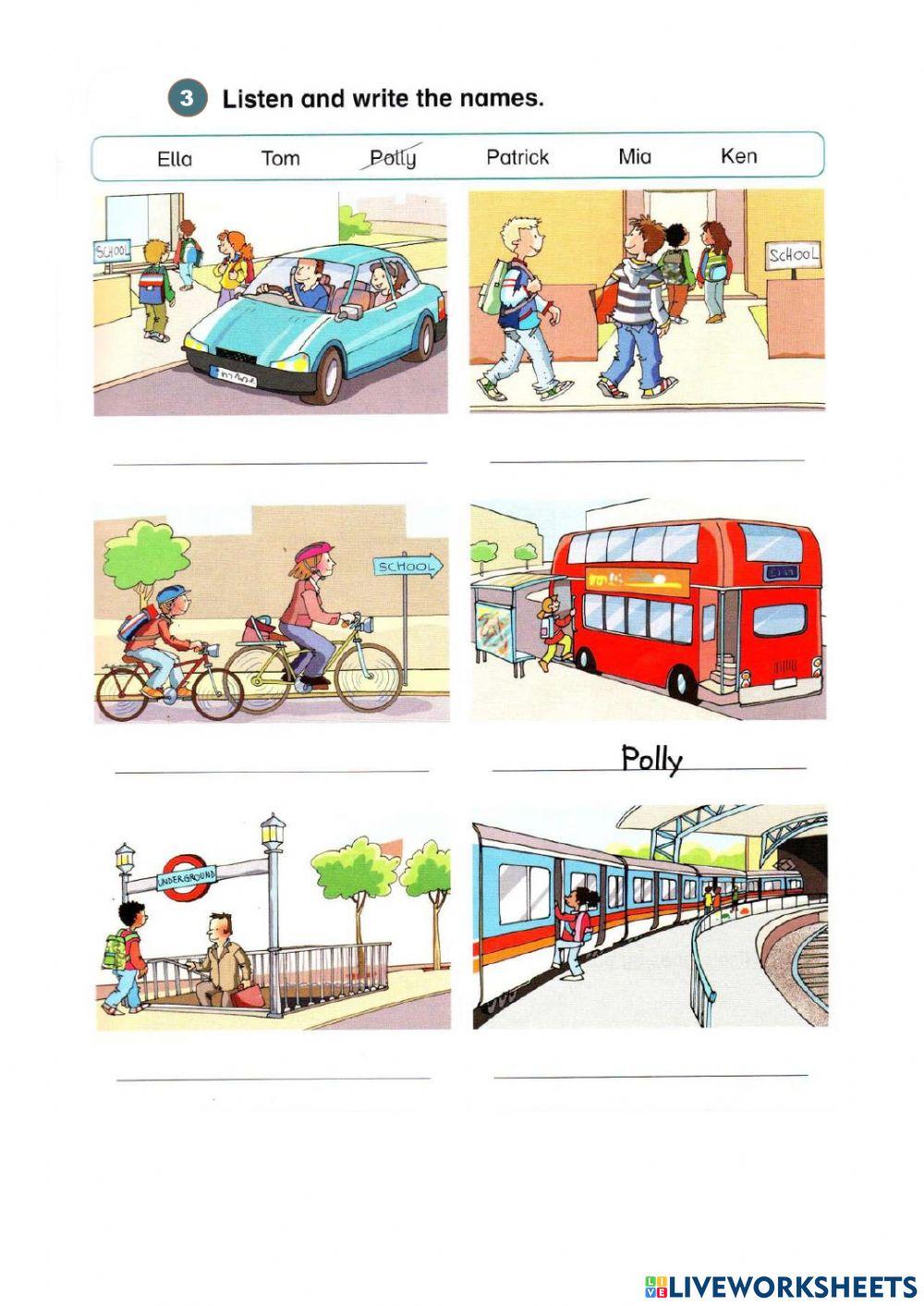 Round the city | Irene99 | Live Worksheets