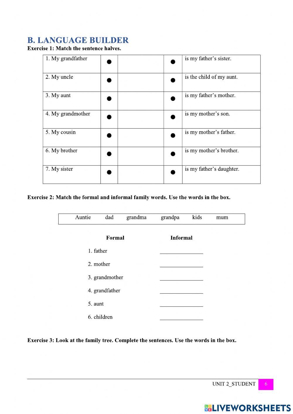 M00-02B-Language | mlenglish15 | Live Worksheets