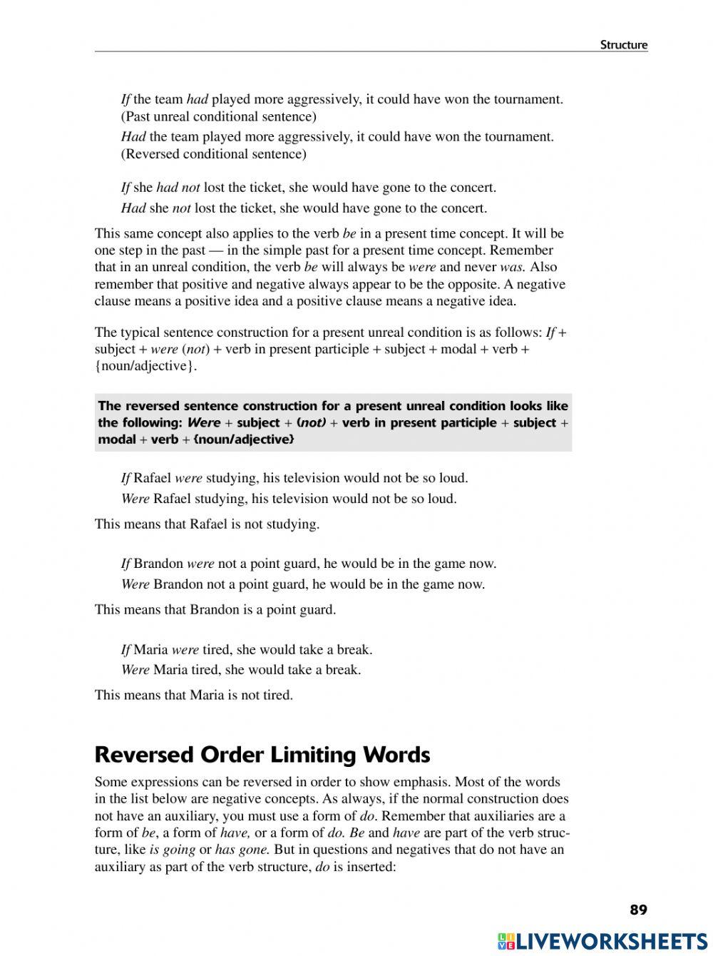 How to Pass TEOFL Session 3 worksheet | Live Worksheets
