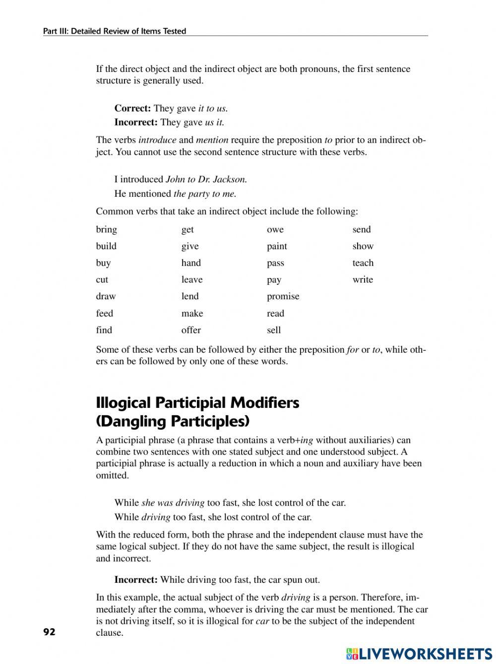 How to Pass TEOFL Session 3 worksheet | Live Worksheets