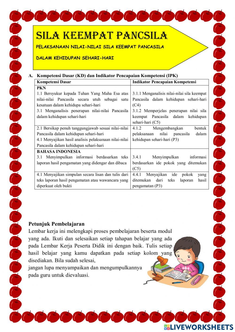 Kelas 6 t1st2pb4 worksheet | Live Worksheets