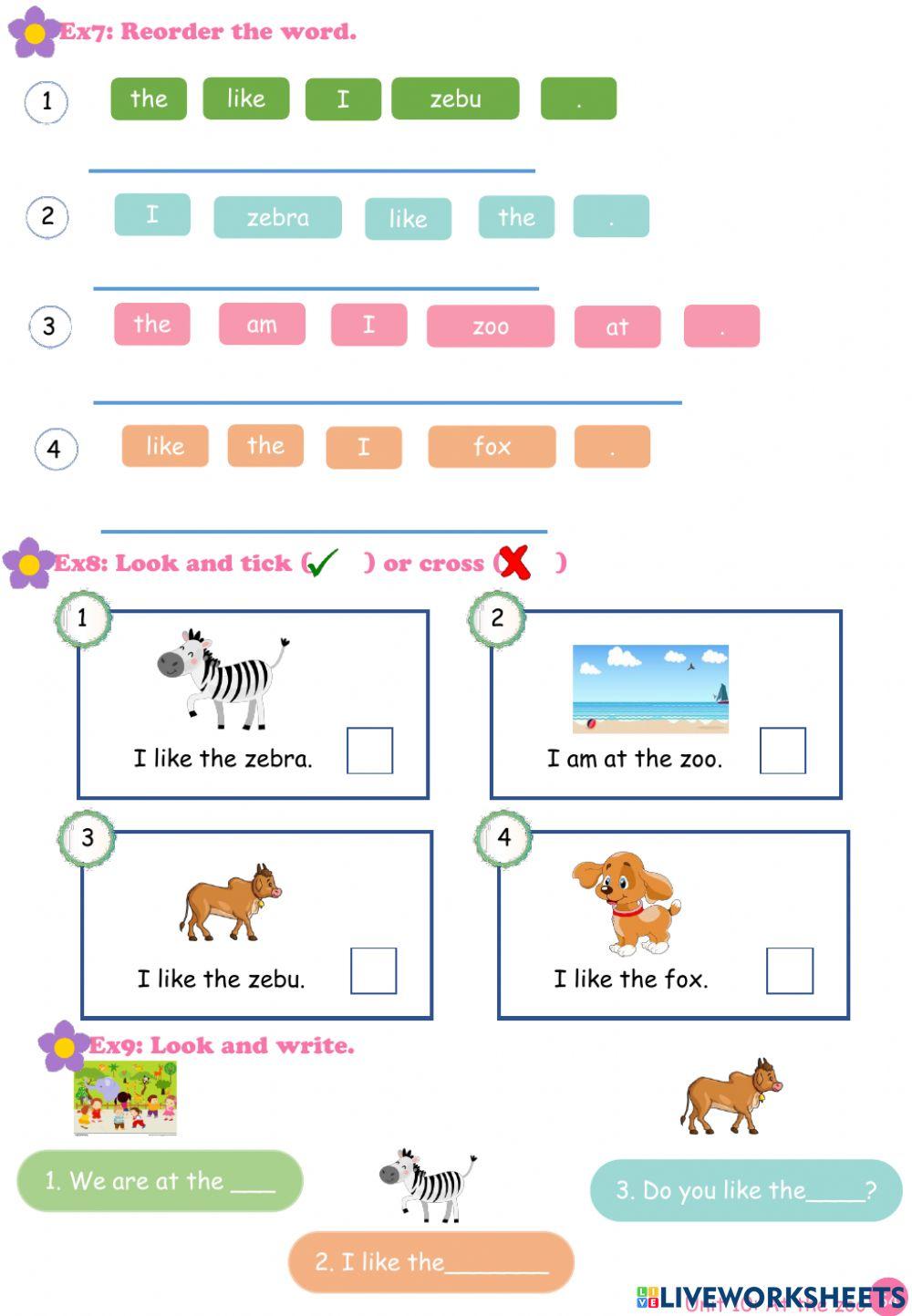 Ta 2 interactive worksheet | Live Worksheets