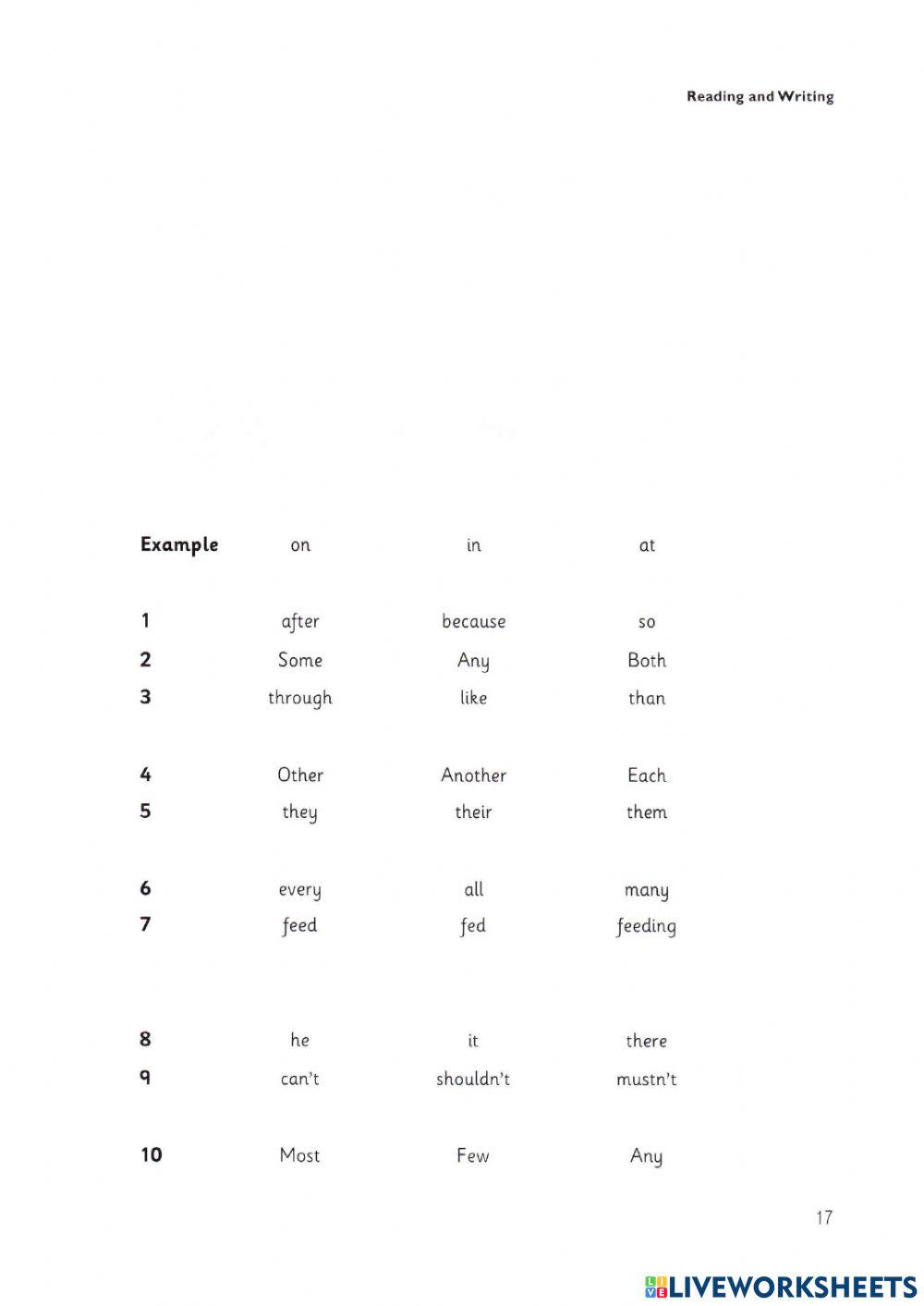 Flyers 1, Test … | Free Interactive Worksheets | 6889475