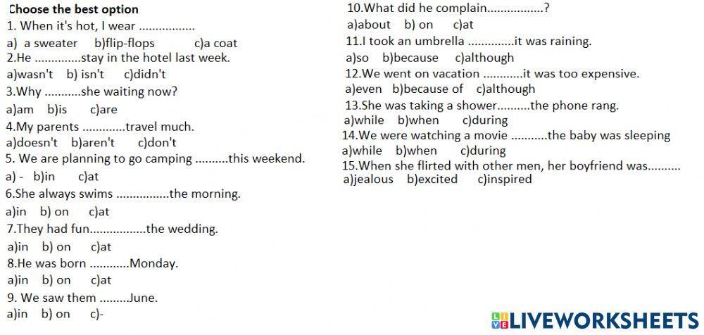 2088336 | Pre-intermediate revision | Elena Semybalamut