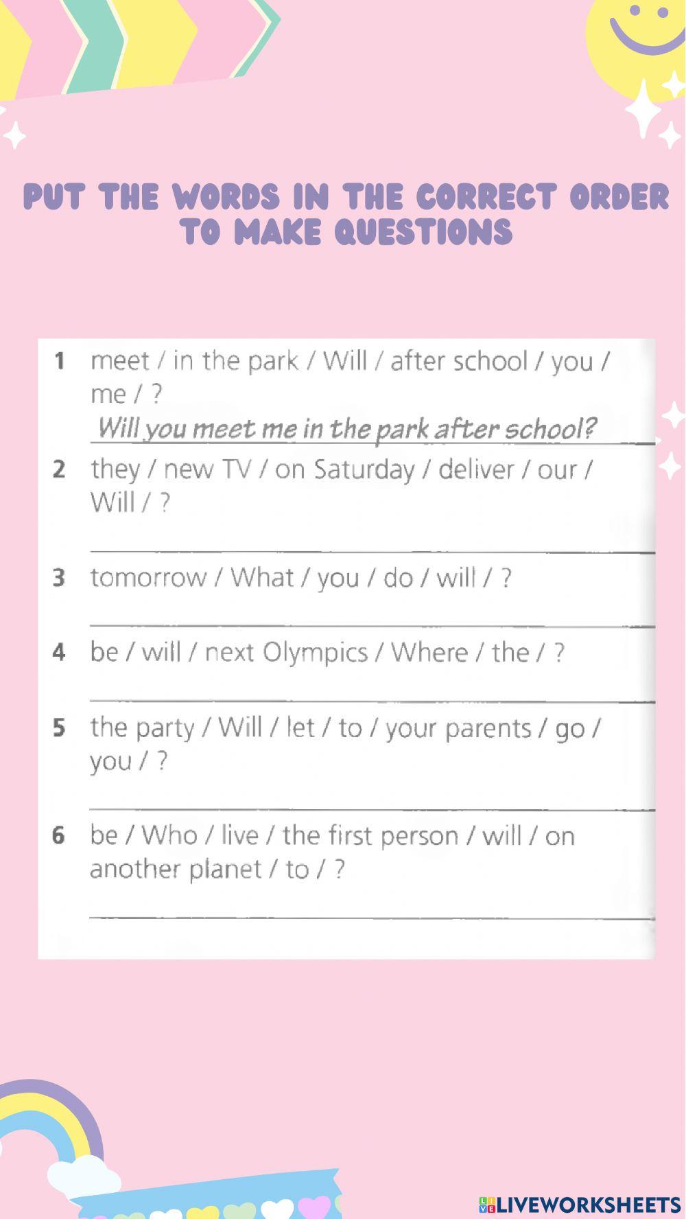 Horoscope worksheet | Live Worksheets