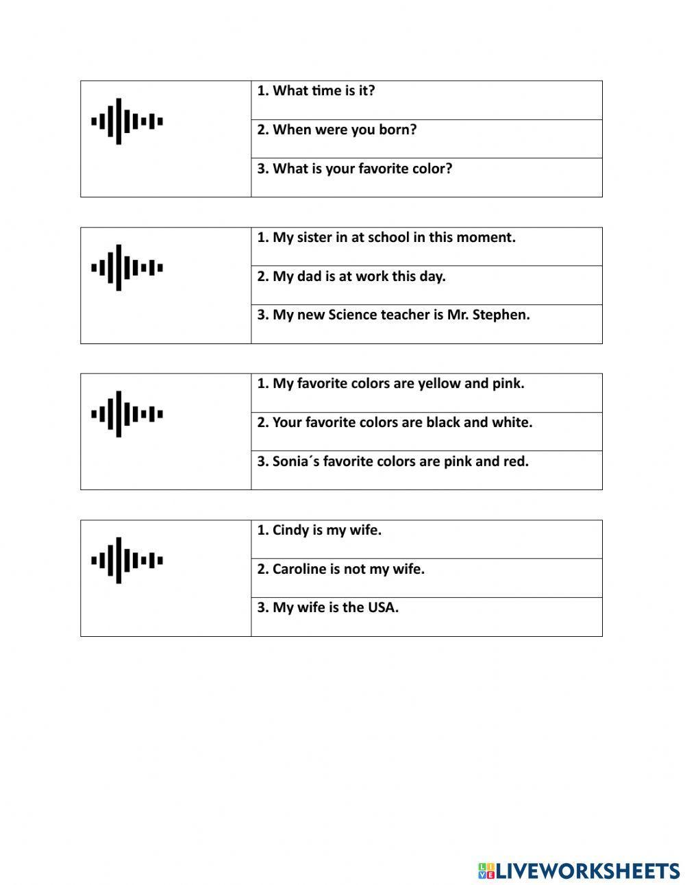 Listening Activity Online Exercise For 6 Live Worksheets listening-activity-online-exercise-for-6-live-worksheets