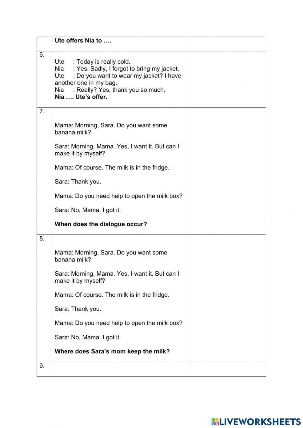 2112589 | Offering help | anaku | LiveWorksheets