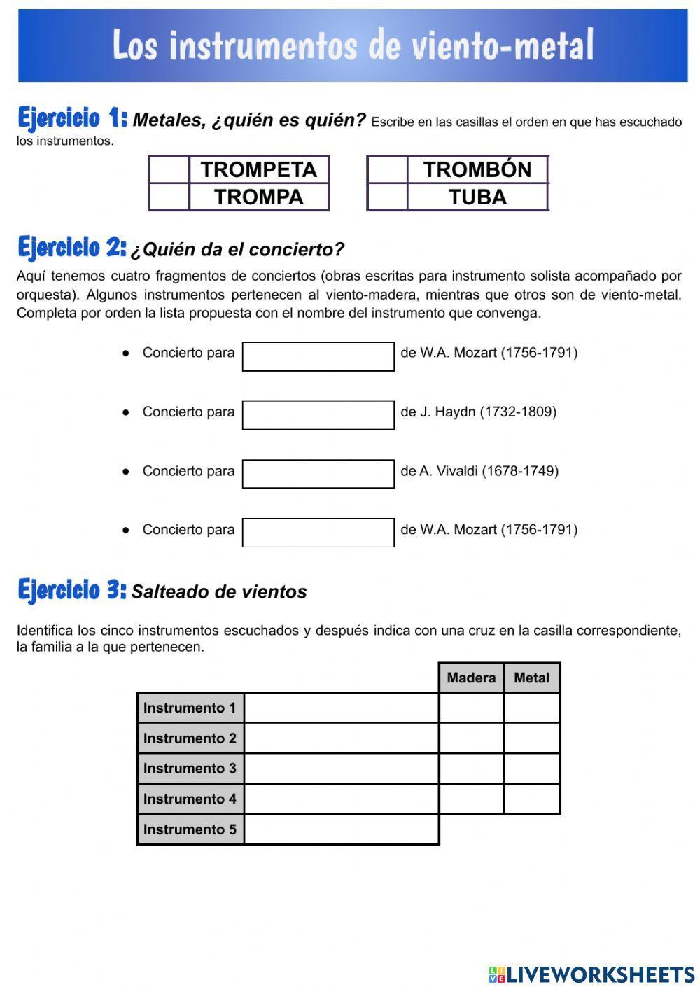 Lista De Instrumentos List Of 30+ Musical Instruments With Names