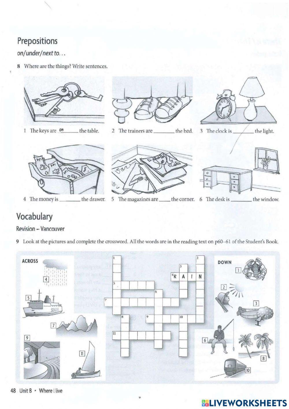 unit 8 WB headw… | Free Interactive Worksheets | 7114359