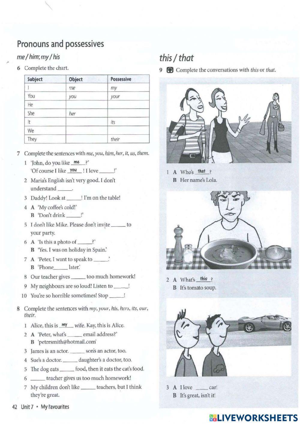 unit 7 WB Headw… | Free Interactive Worksheets | 7114360
