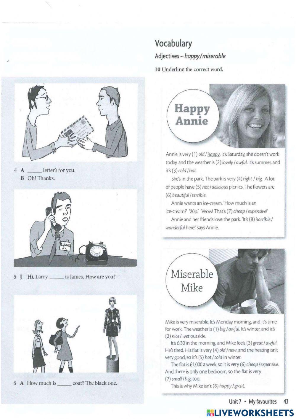 unit 7 WB Headw… | Free Interactive Worksheets | 7114360