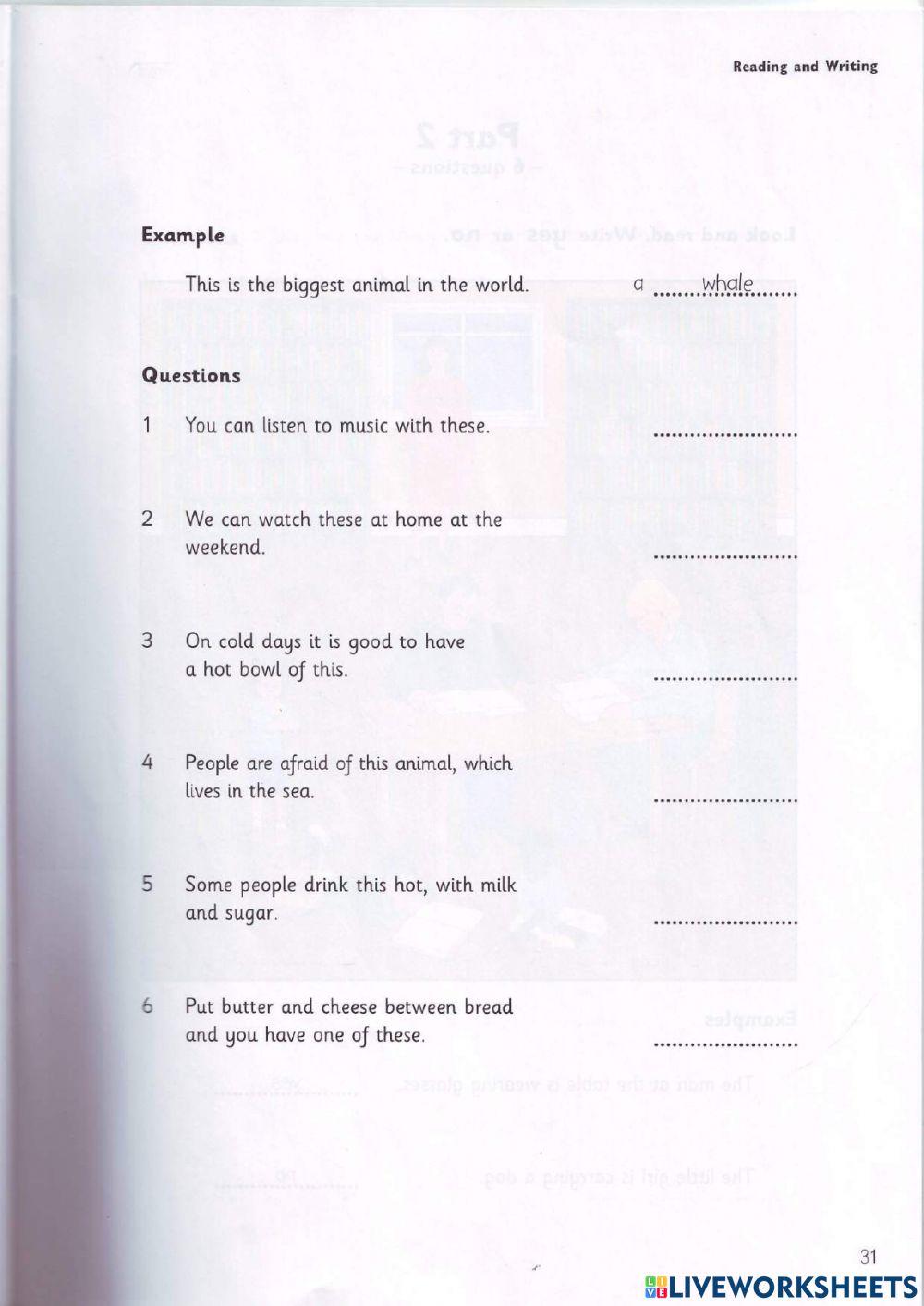 Movers 1- test … | Free Interactive Worksheets | 2114393