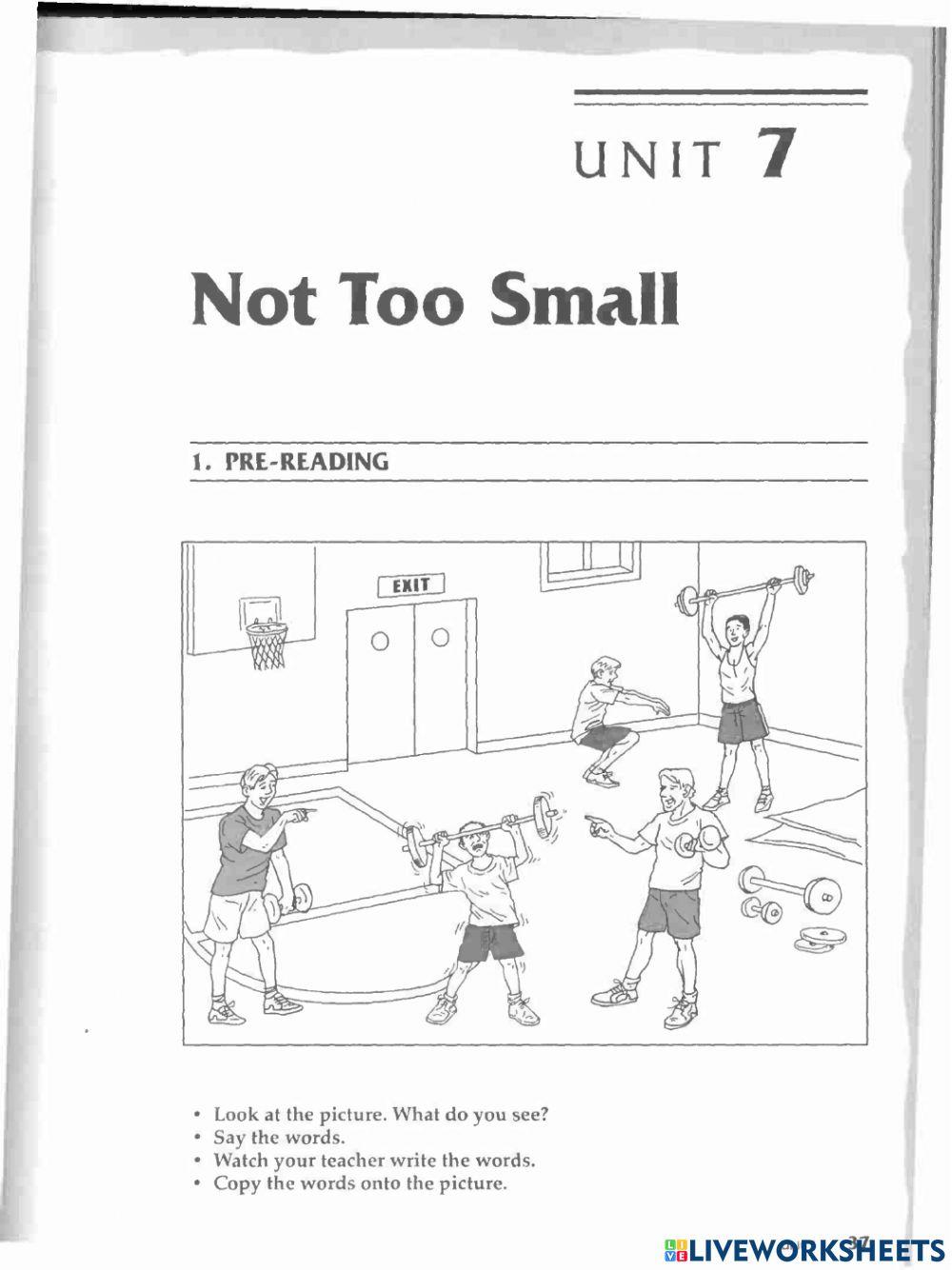 Laura Cabrera | Not Too Small 2114026 | LiveWorksheets