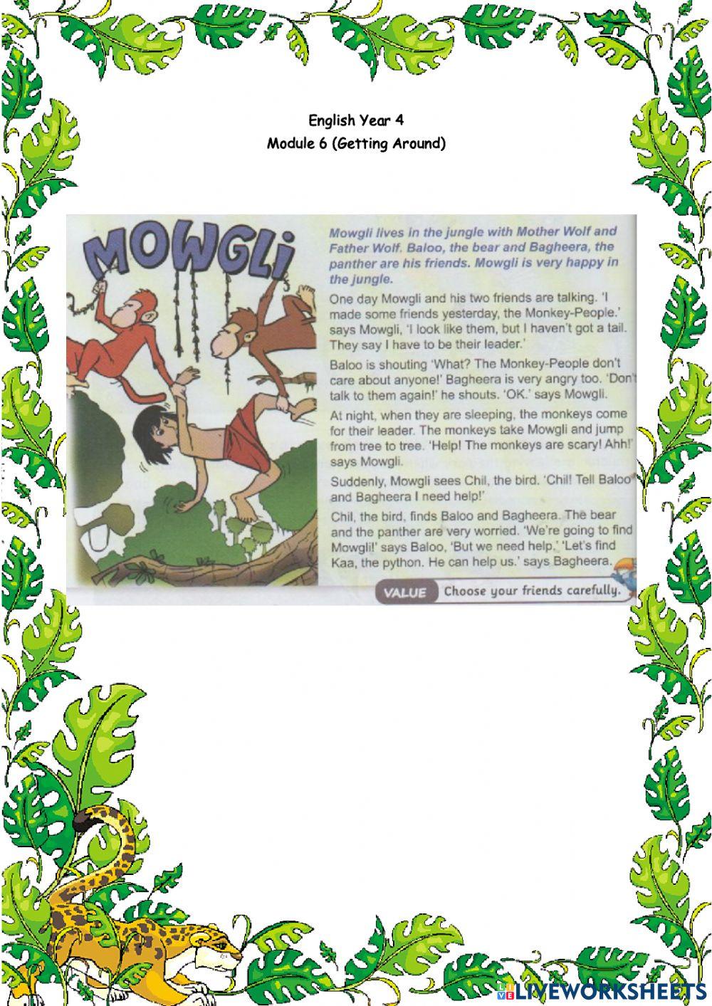 Year 4 - module 6 (PL 6) worksheet | Live Worksheets