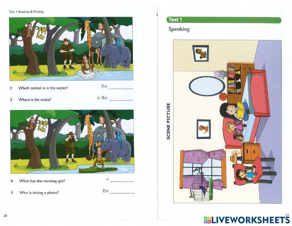 A1 - Test 01 worksheet | Live Worksheets