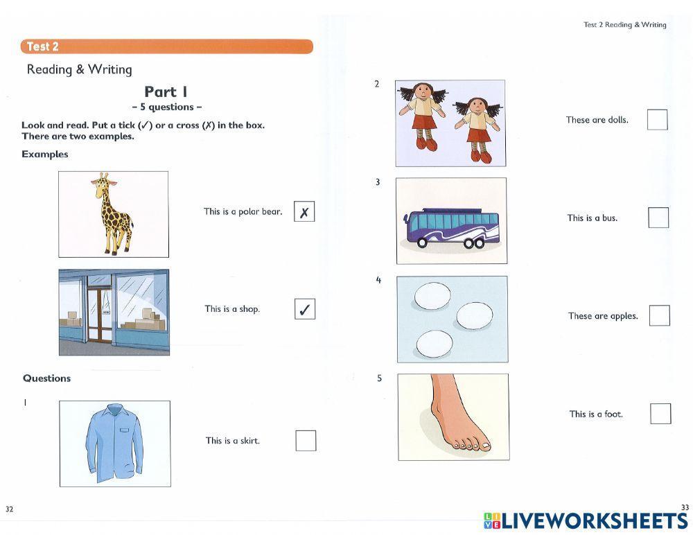 A1 - Test 02 worksheet | Live Worksheets