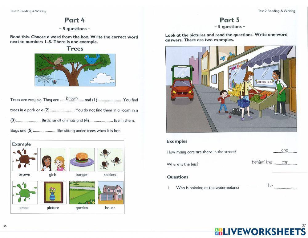 A1 - Test 02 worksheet | Live Worksheets