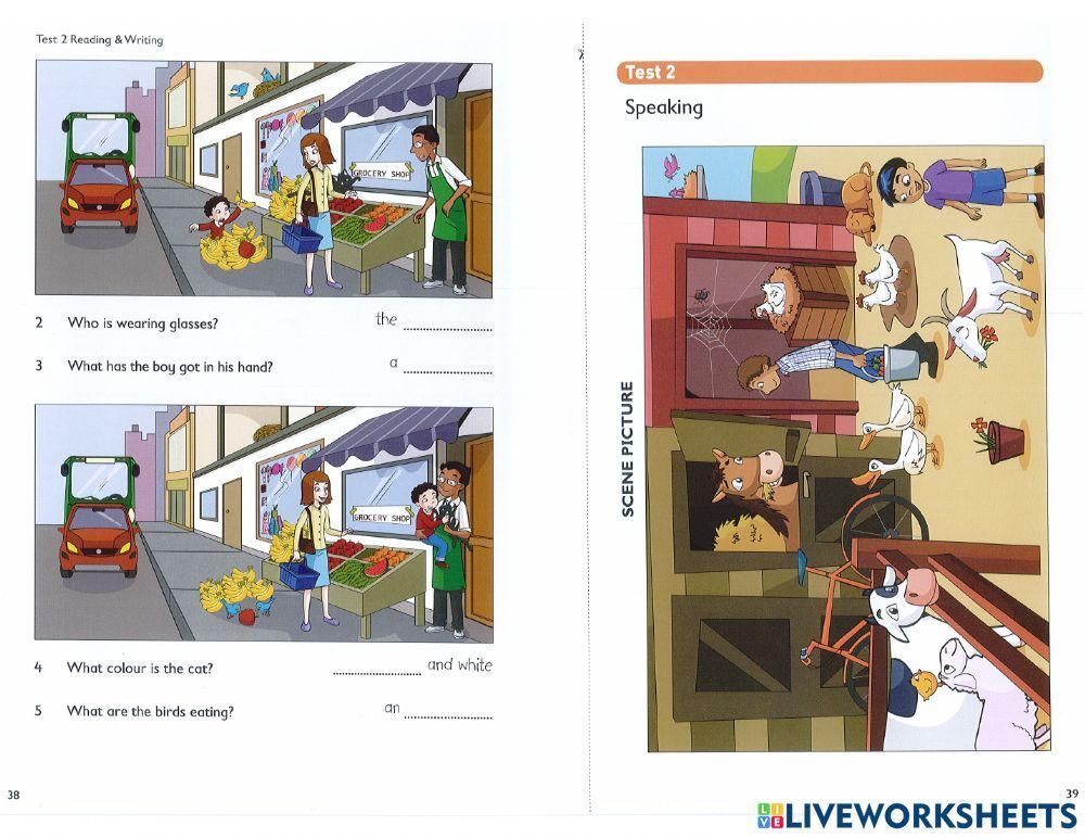 A1 - Test 02 worksheet | Live Worksheets