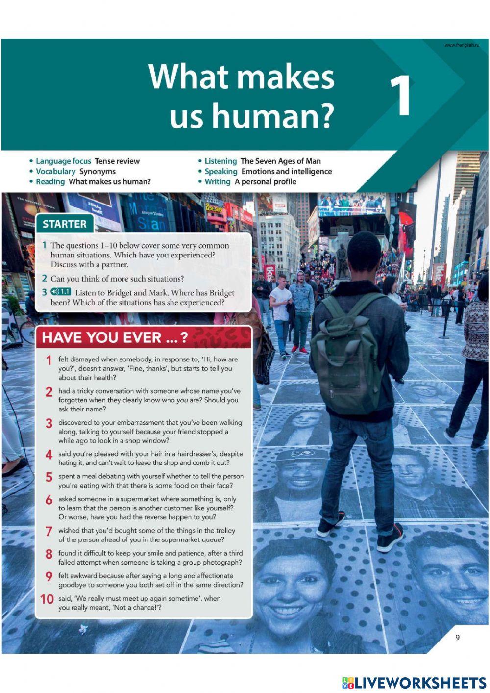 6894895 | Headway Advanced unit 1 | Centro de Estudios