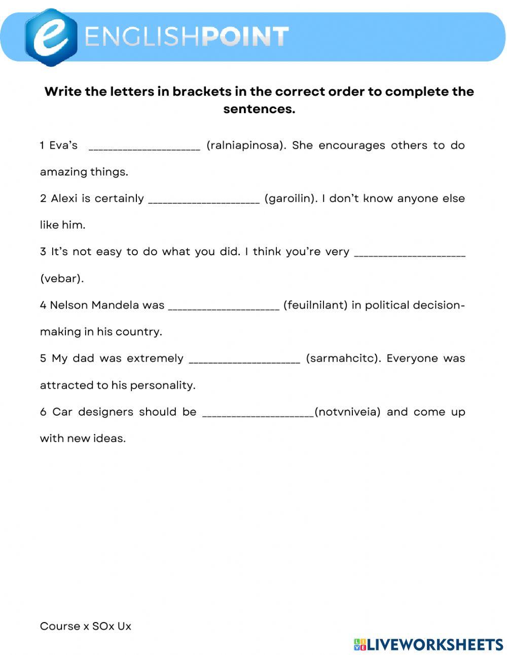 Describing people online exercise for B2 | Live Worksheets