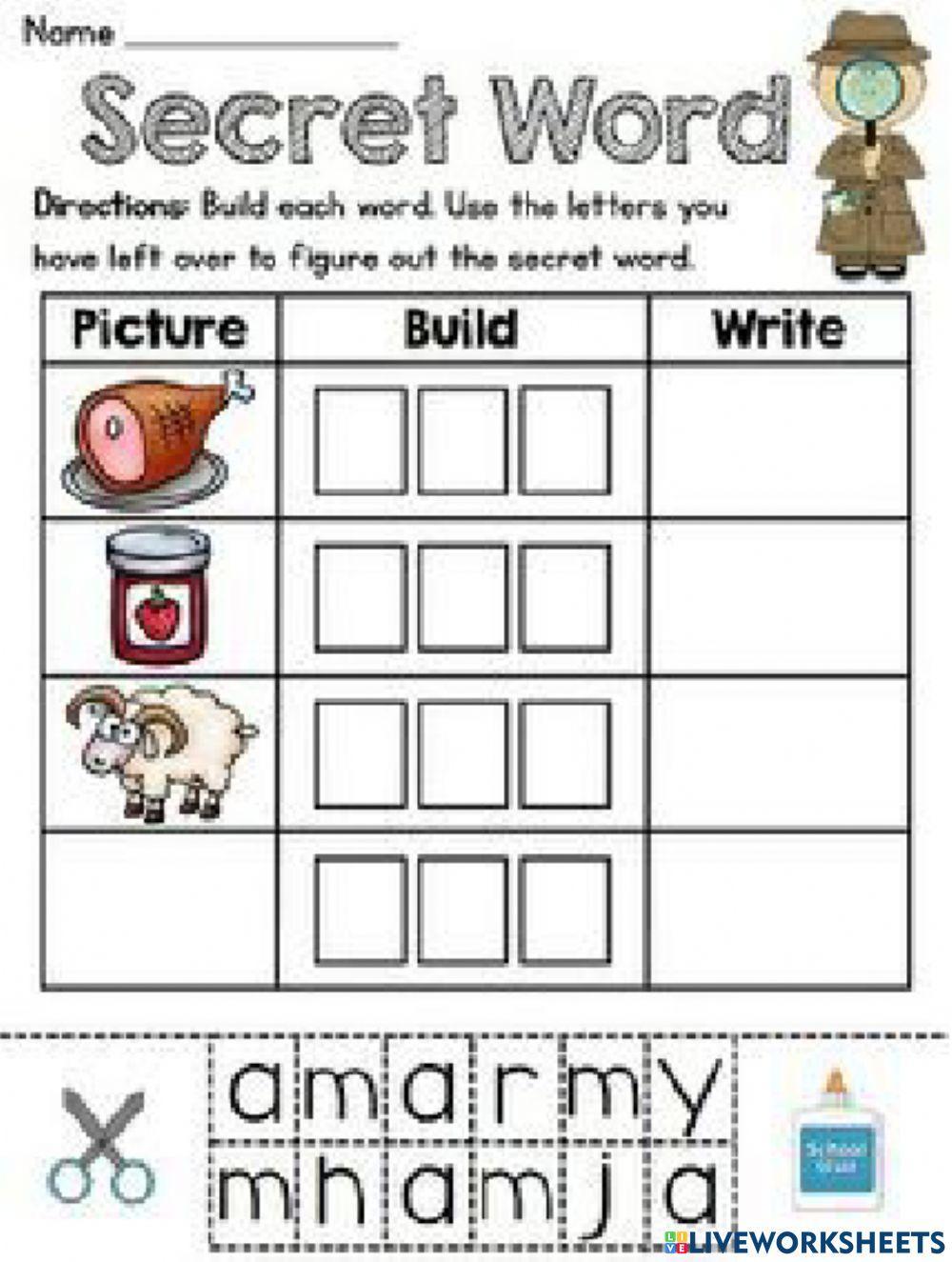 Phonics online exercise for | Live Worksheets
