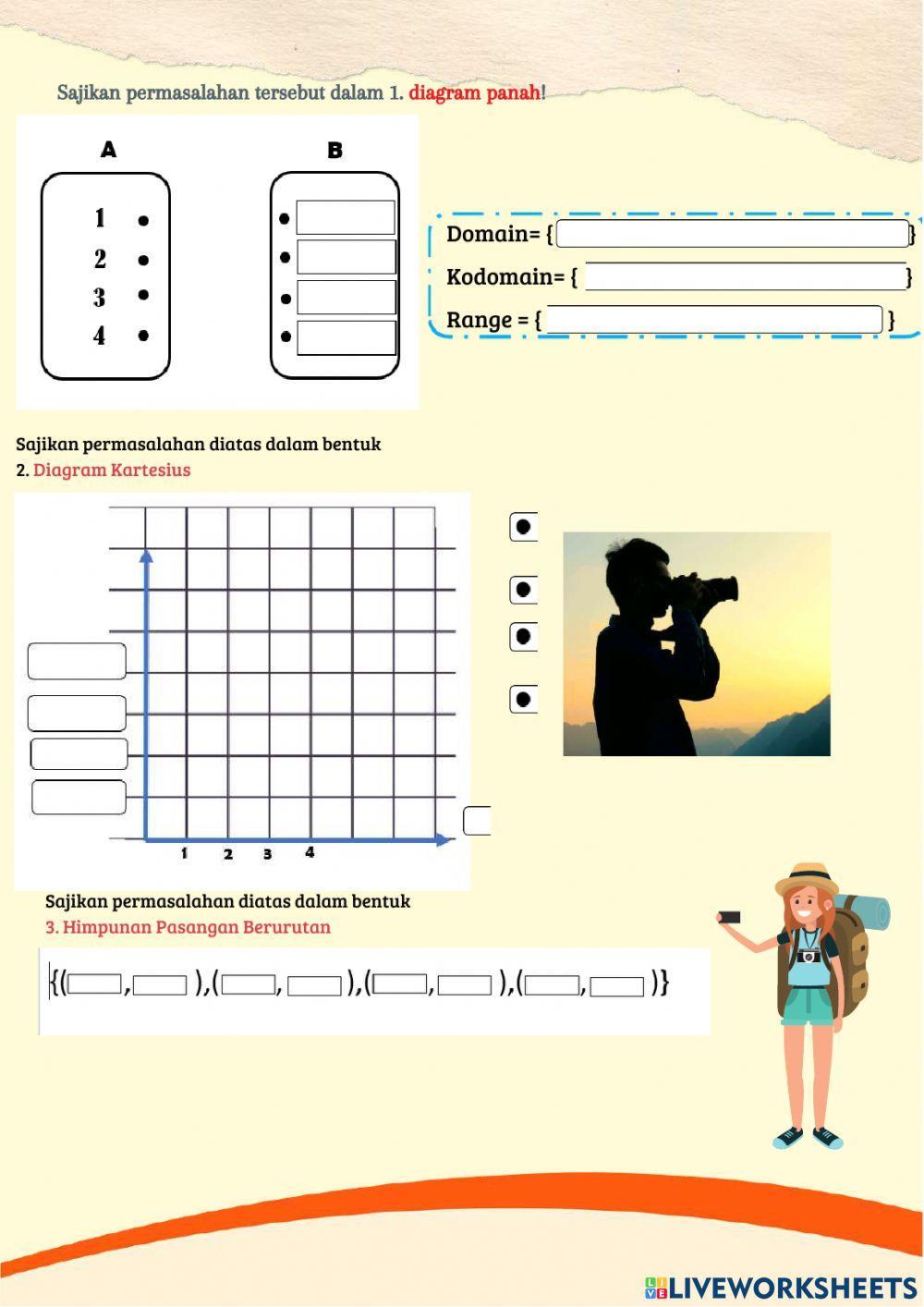 LKPD Relasi dan… | Free Interactive Worksheets | 2115649