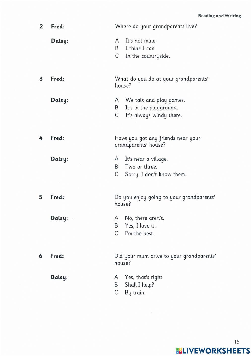 M4-t1-reading online exercise for | Live Worksheets