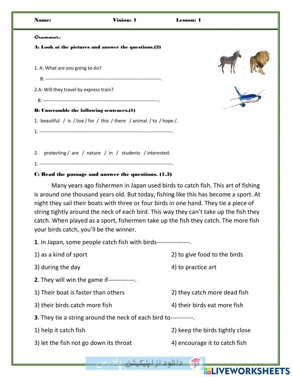 Grade 10 1622 | zahra_aa_97 | Live Worksheets